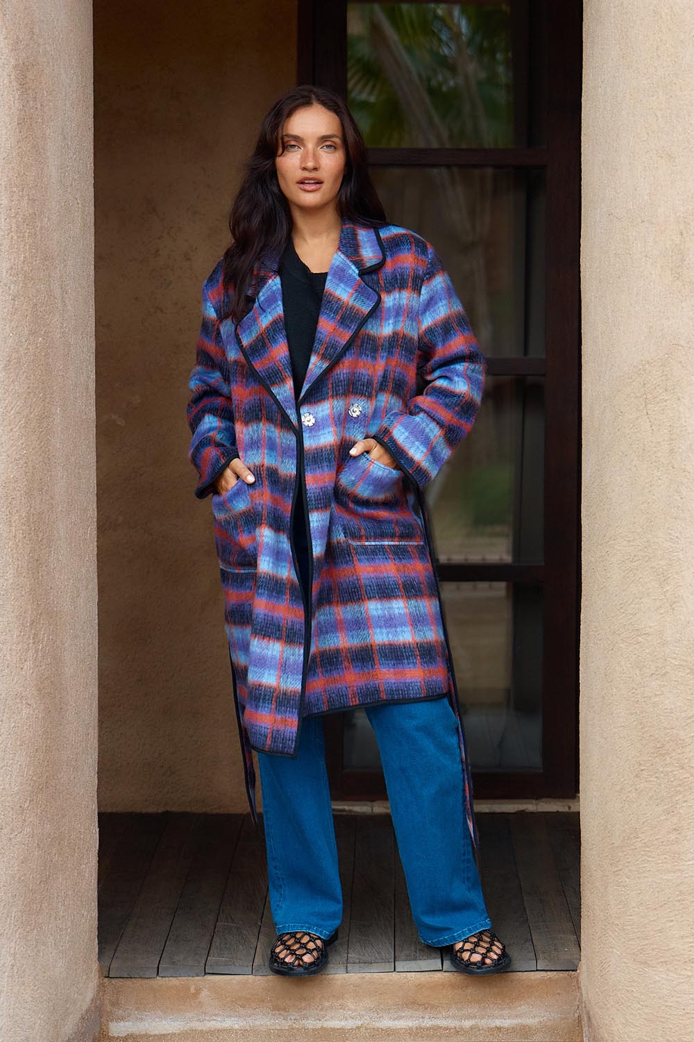 Oslo Coat | Purple | BET-BB6108 | Betty Basics | Birdsnest Australia ...