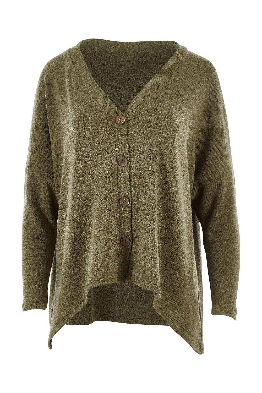 boho bird Women's My Boyfriends Slouch Cardi in Olive – birdsnest