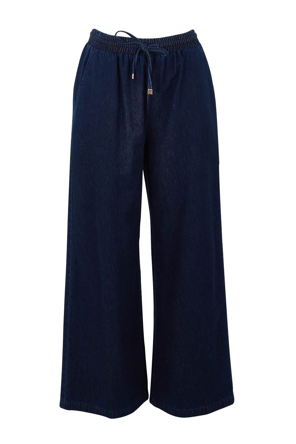 Eb & Ive Women's Wide Leg Denim Pant in Oxford Blue – birdsnest
