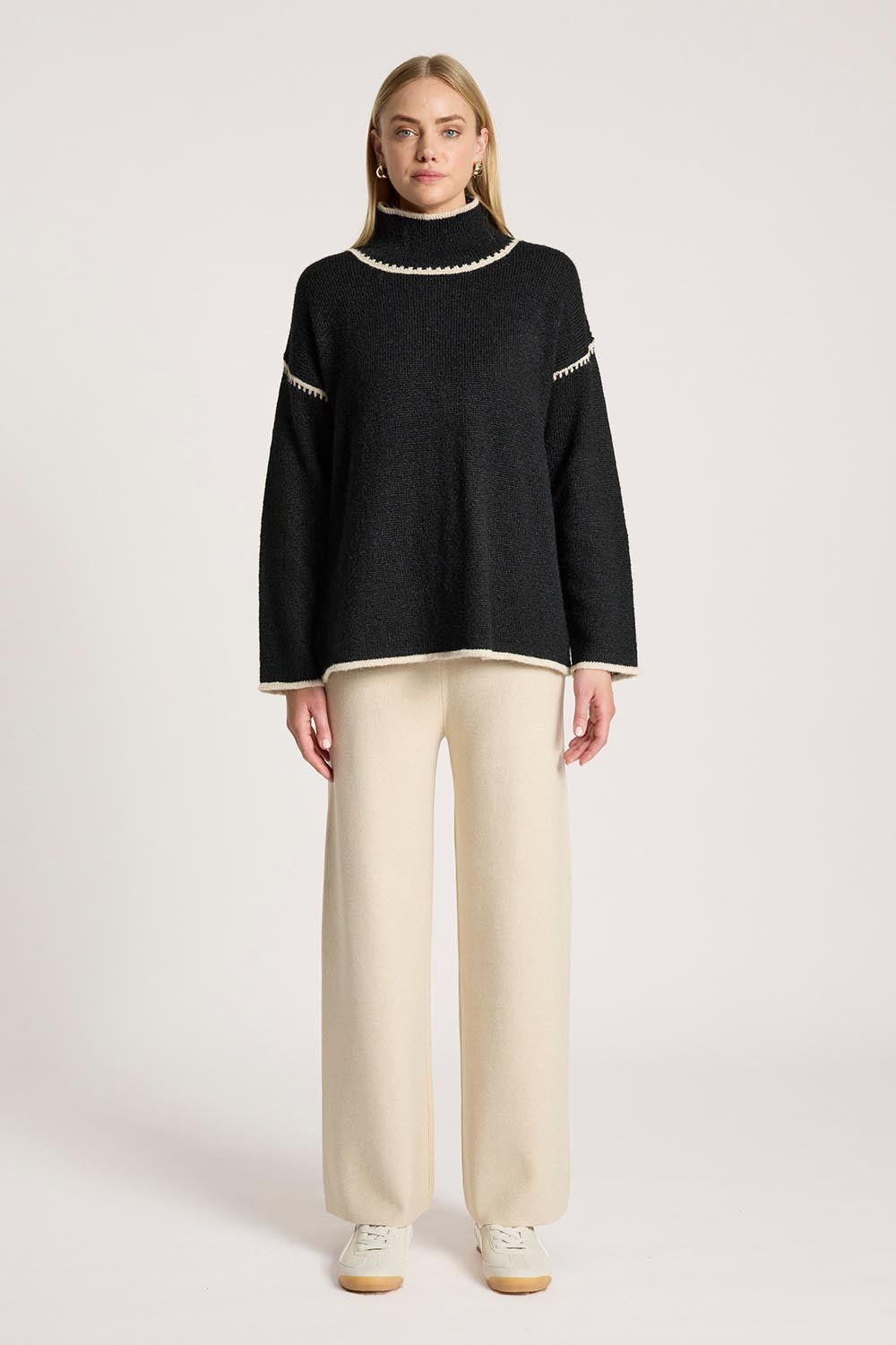 Eb & Ive Women's Jumper in Blackdune – birdsnest
