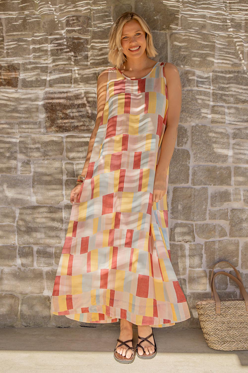 Elm Women's Maxi Dresses Multi Party Linen Women's Fashion – birdsnest