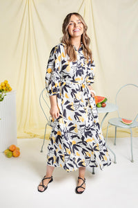 Elm Women's Calf Length Dresses Multi Party Women's Fashion – birdsnest