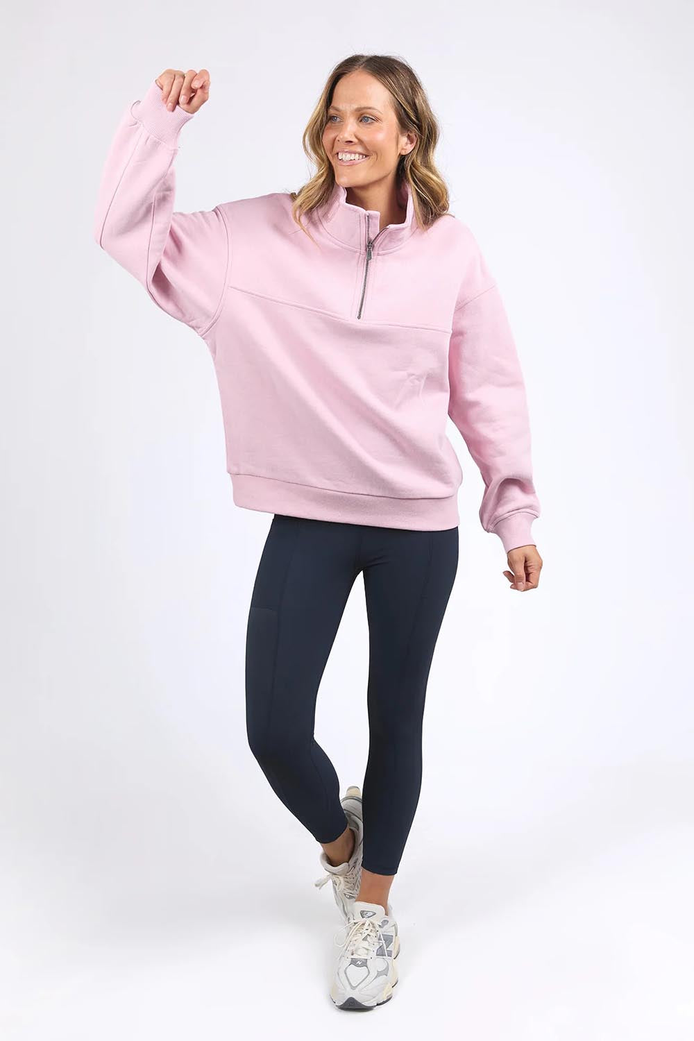 Elements College Zip Crew – Blossom – birdsnest