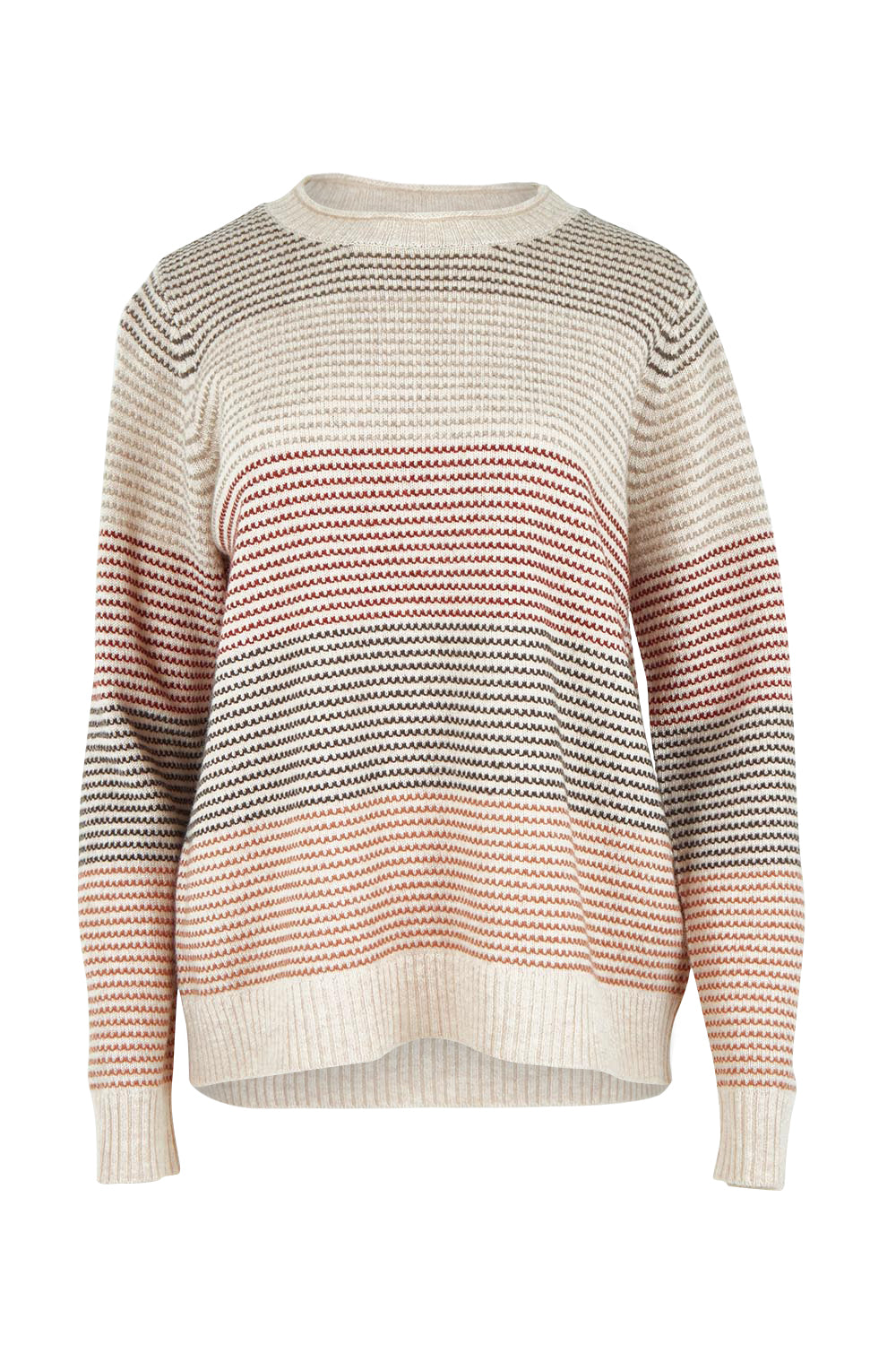 Mansted Women's Louise Lambswool Sweater in Oat Neutrals – birdsnest