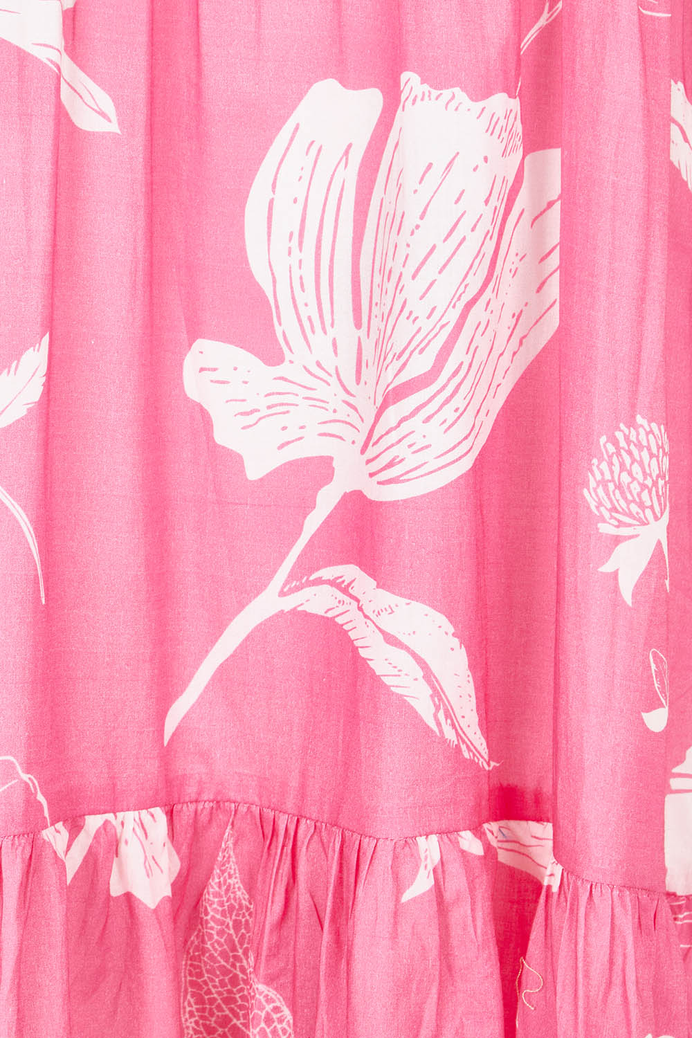 Naudic Women's Maxi Dresses Pink Cotton Women's Fashion – birdsnest