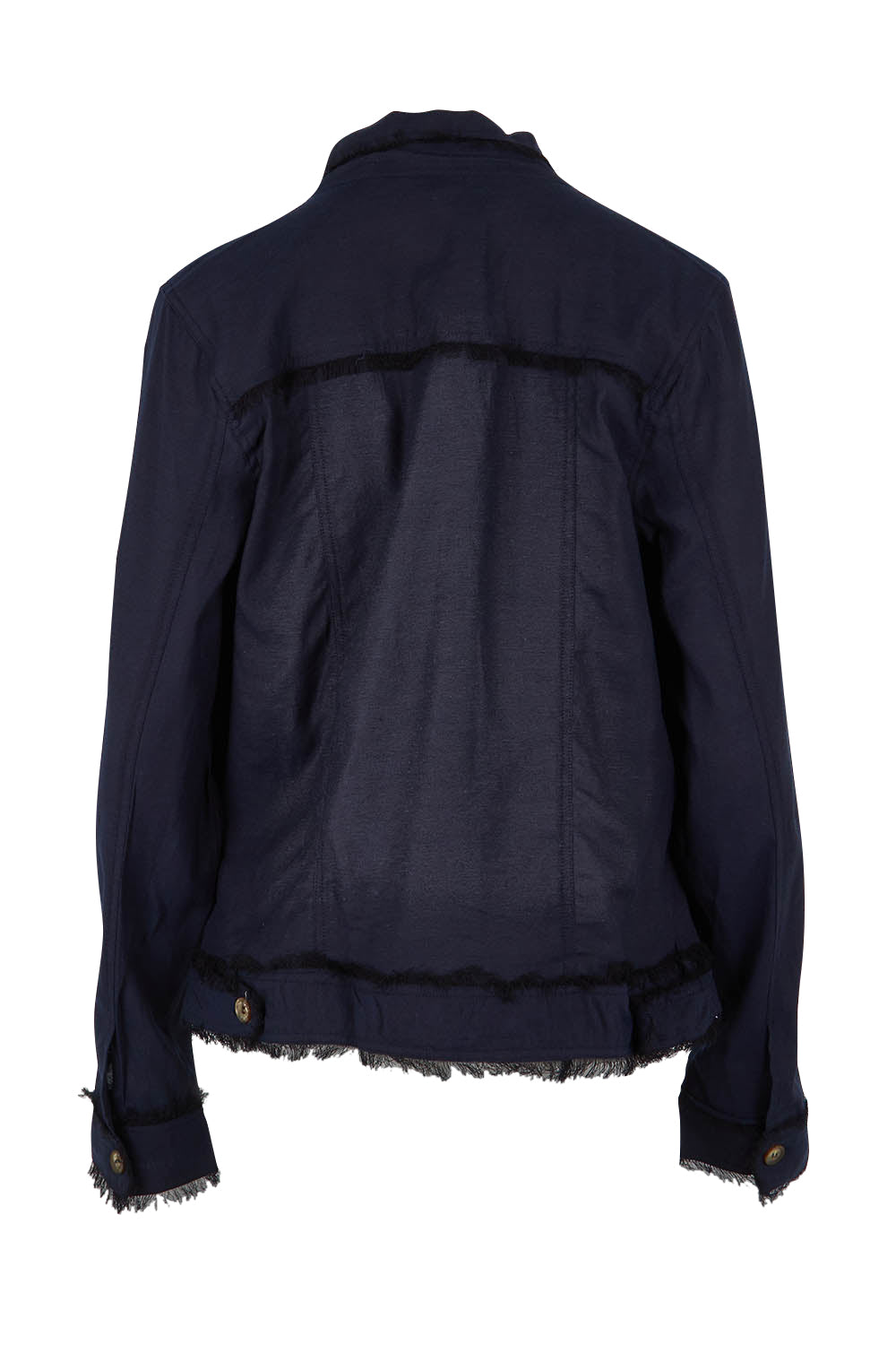 Orientique Women's Jackets Blue Linen Women's Fashion – birdsnest