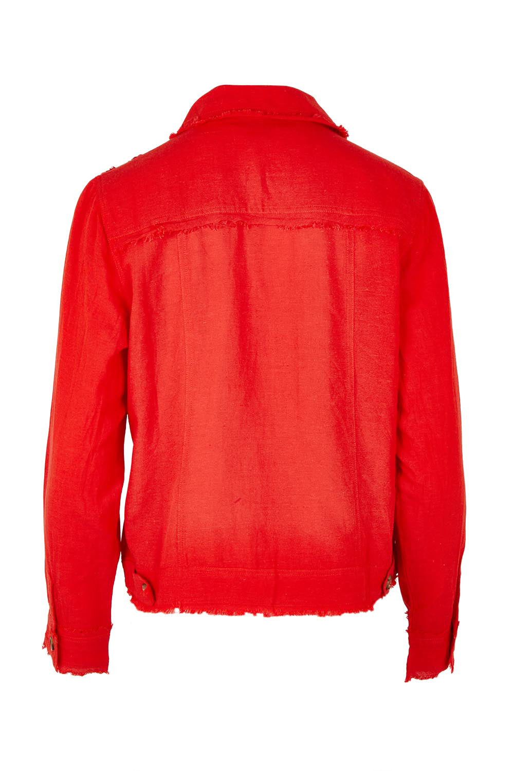 Orientique Women's Jackets Red Linen Women's Fashion – birdsnest
